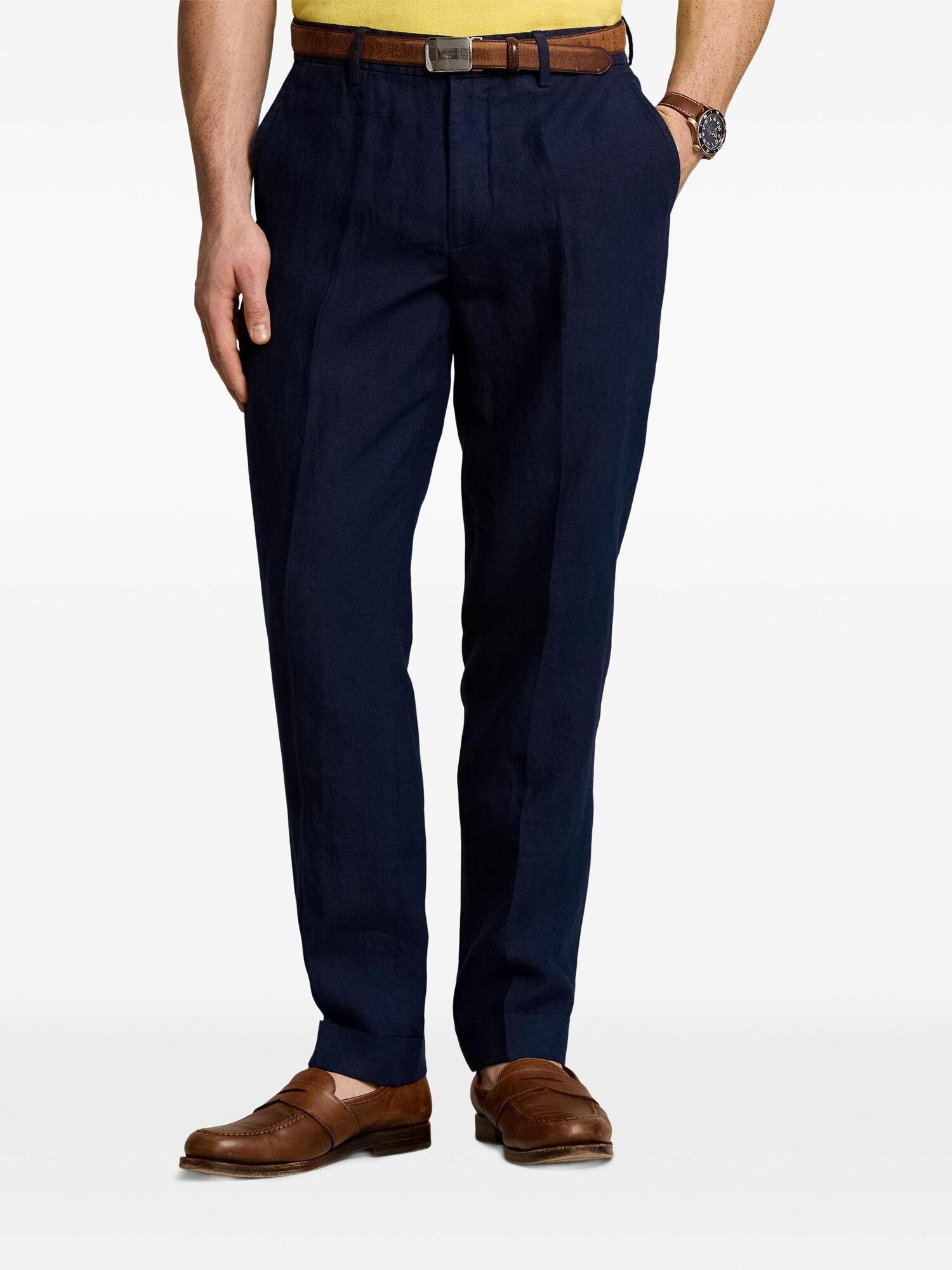 Брюки классические Polo Ralph Lauren, размер 34/32, синий — фото 1
