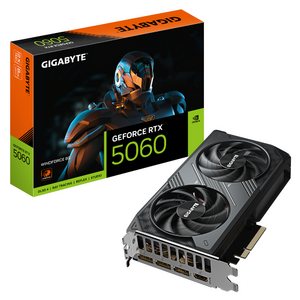 Видеокарта Gigabyte Видеокарта Gigabyte RTX5060 WINDFORCE 8GB GDDR7 128bit 3xDP HDMI 2FAN RTL