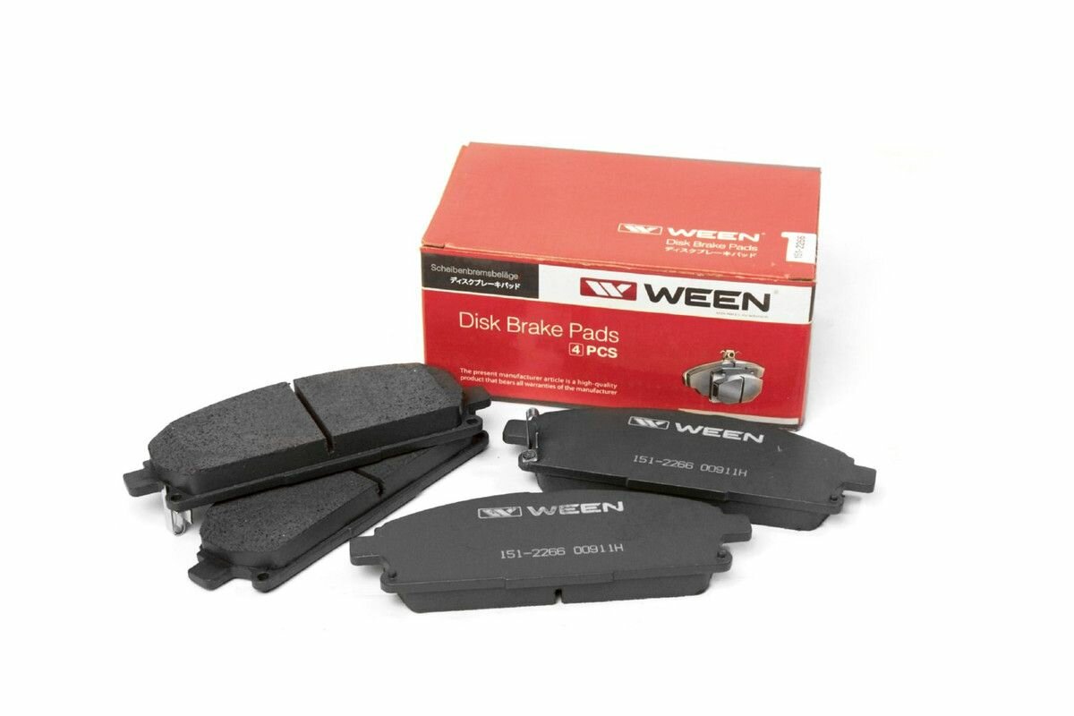 Колодки тормозные передние дисковые WEEN Nissan X-Trail (к-т 4шт) (06450SJK010 /45022S3VA10 /45022SJK010)