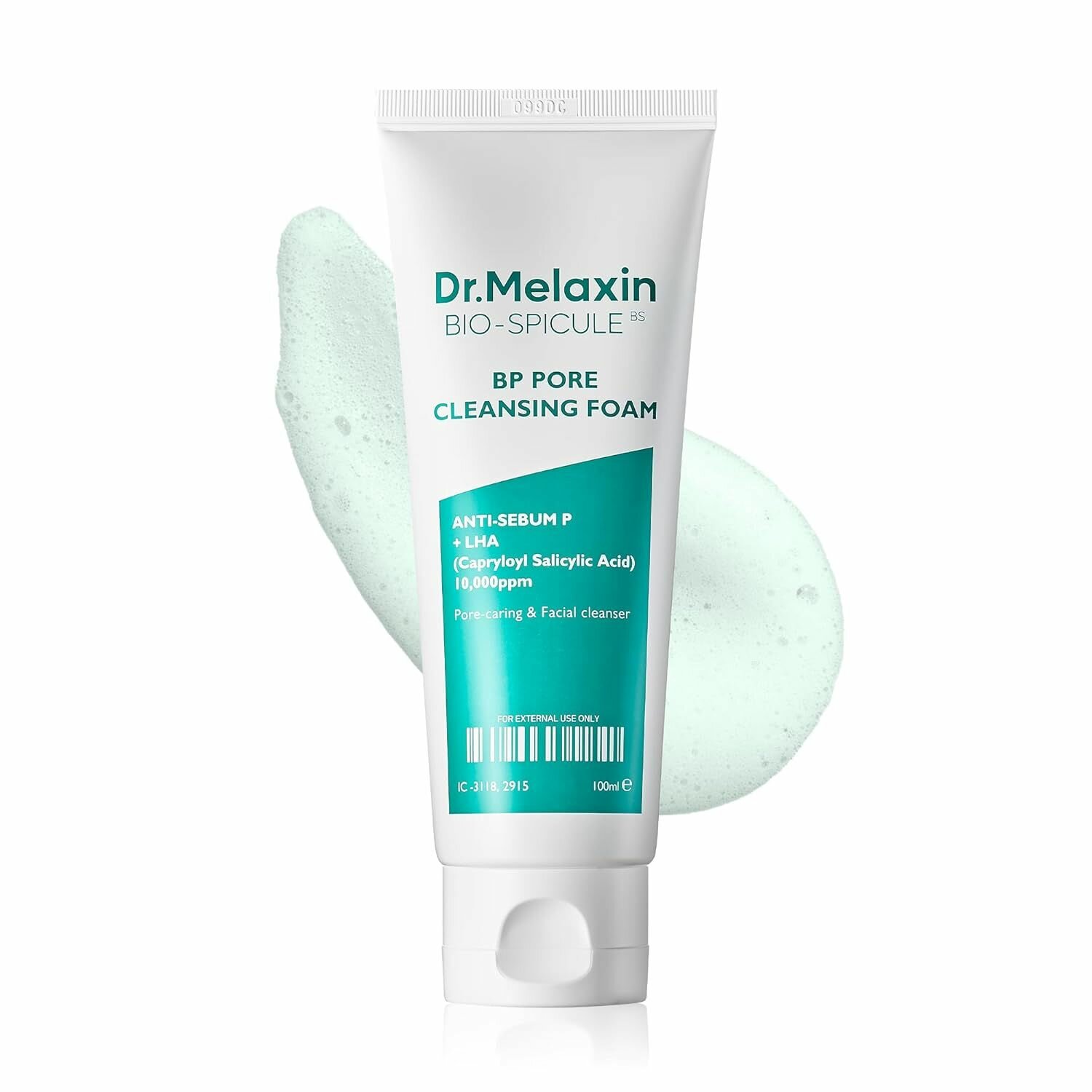 Пенка очищающая с биоспикулами для ухода за порами Dr.Melaxin BP Pore Core Cleansing Foam (100 мл)