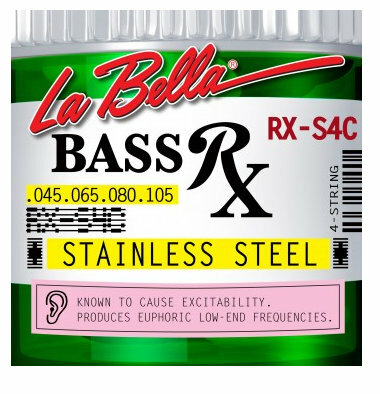 Струны для бас-гитары La Bella RX-S4C 45-105