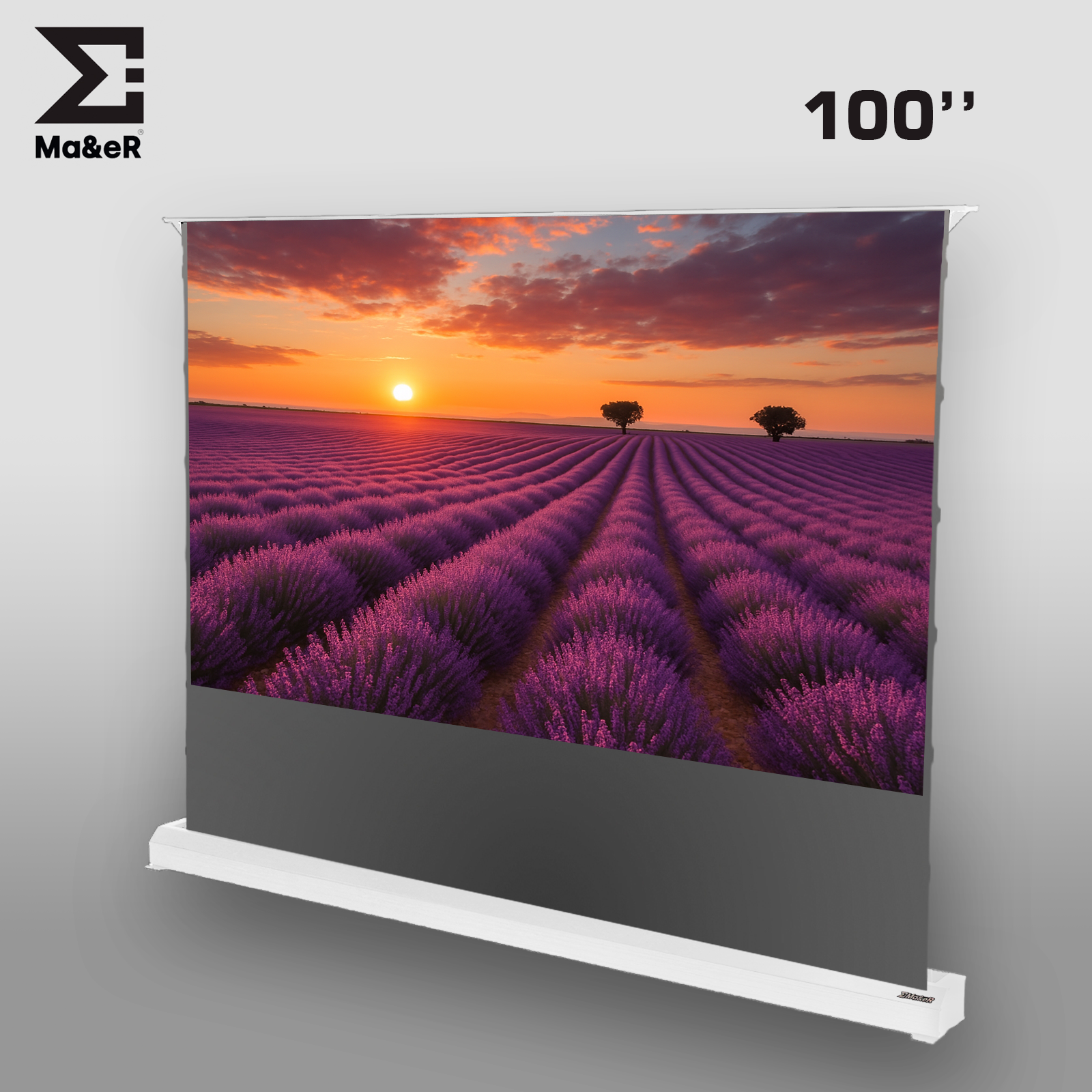 ALR Black Diamond 100" 16:9 Экран моторизированный напольный для проекторов