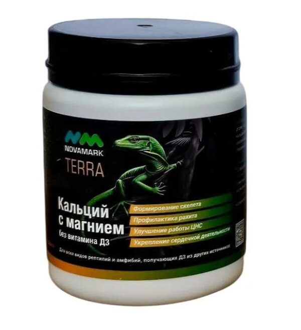 Минеральная добавка NOVAMARK TERRA кальций с магнием без витамина Д3, 100 г