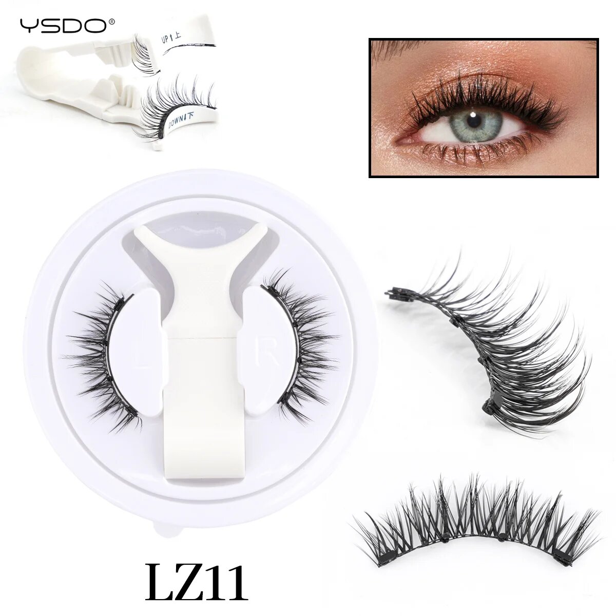 Магнитные ресницы YSDO LZ11 черные