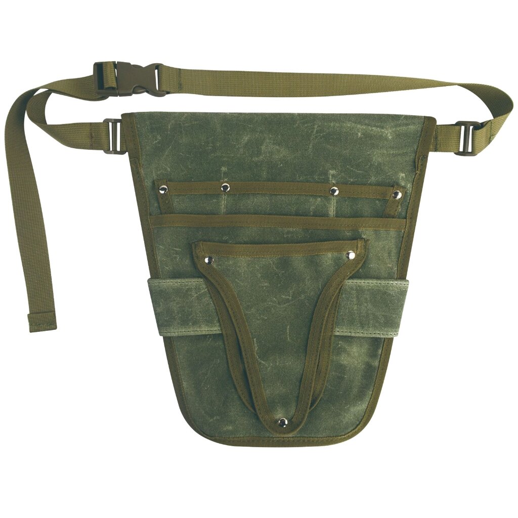 Садовый фартук для женщин с карманами, регулируемый, из вощеного канваса