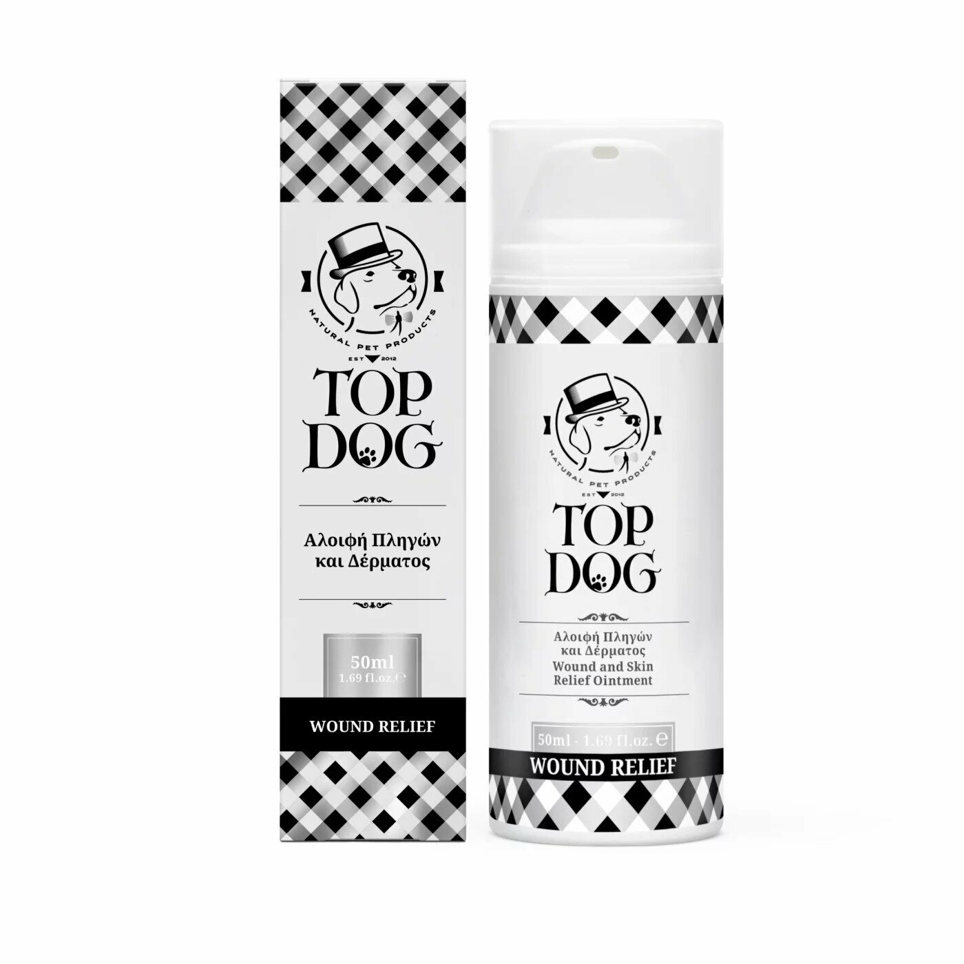 Мазь для собак TopDog Wound Relief заживляющая от зуда и сухости, 50 мл