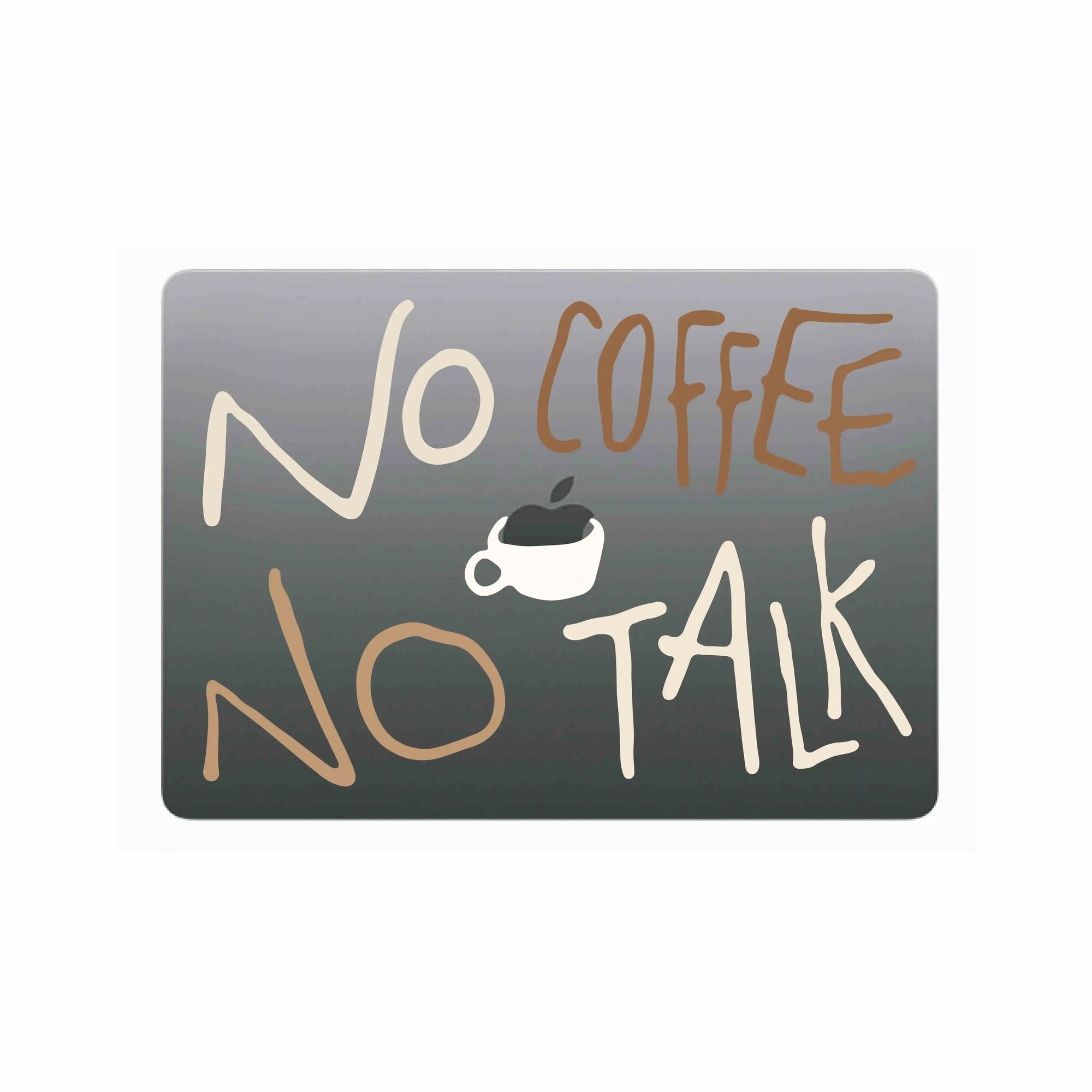 Чехол для ноутбука "No Coffee No Talk", nocoffee