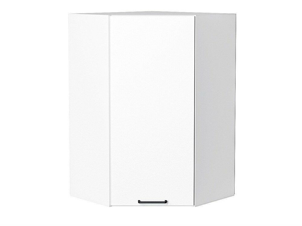VVT Шкаф верхний угловой Флэт Белый, White In 2S, 920