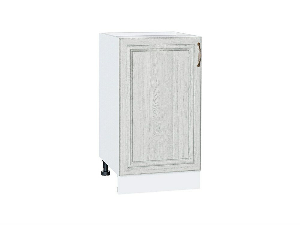 VVT Шкаф нижний с 1-ой дверцей Шале Белый, White Dreamline, 450 В*Ш*Г 816*450*480, фасад МДФ White Dreamline, корпус Белый White Dreamline