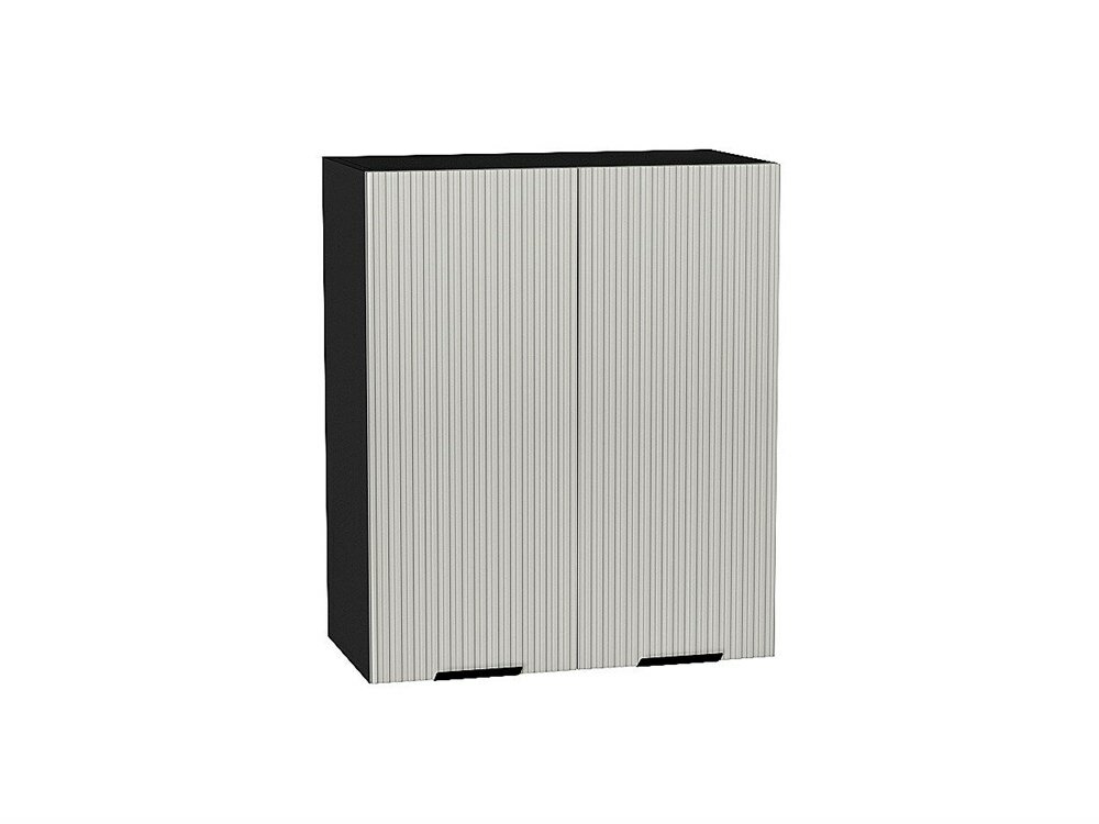 VVT Кухонный Шкаф верхний с 2-мя дверцами Евро Лайн Graphite, Агат, 720, 600, каркас ЛДСП Graphite, фасад МДФ Агат, 716*600*318
