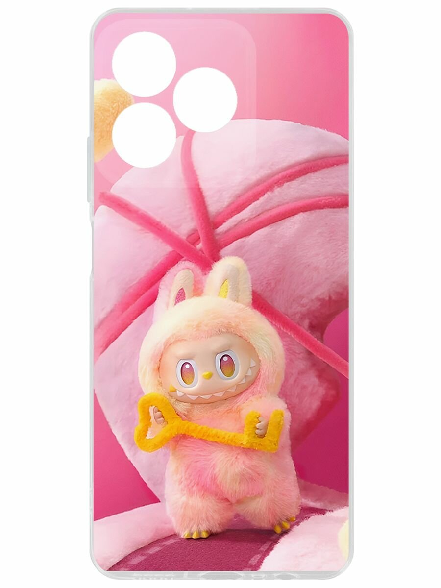 Чехол-накладка Krutoff Clear Case Лабубу Верность для Realme C61