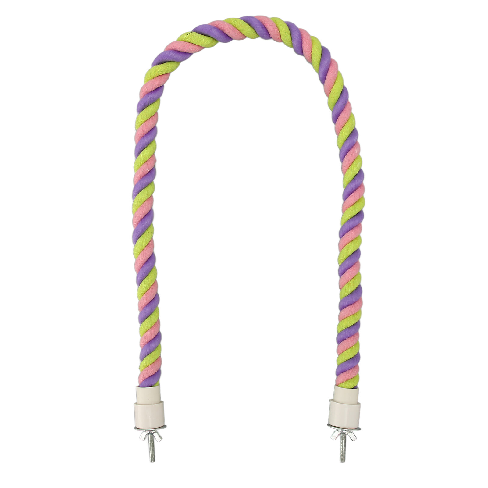 Птица Веревка Окунь Веселые Красочные Качели Восхождение Хлопковая Веревка Птицы Игрушки для Попугаев Кореллы Попугаи Неразлучники Волнистые попугаи 80 см/31,5 дюйма