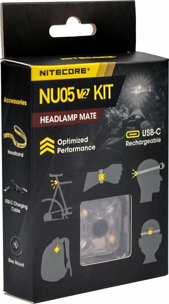 Фонарь NITECORE NU05 V2 KIT (NU05V2KIT) — фото 1