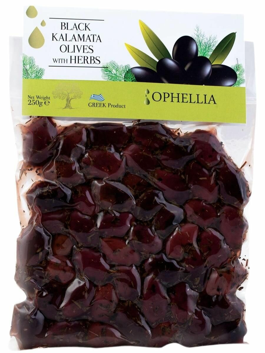 Оливки каламата в вакууме с травами