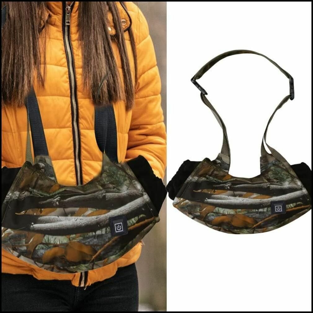 Муфта Для Рук С Подогревом Для Охоты, USB-водонепроницаемая Муфта Для Рук С Подогревом, Без Мобильного Питания,3-ступенчатый Интеллектуальный Контроль Температуры