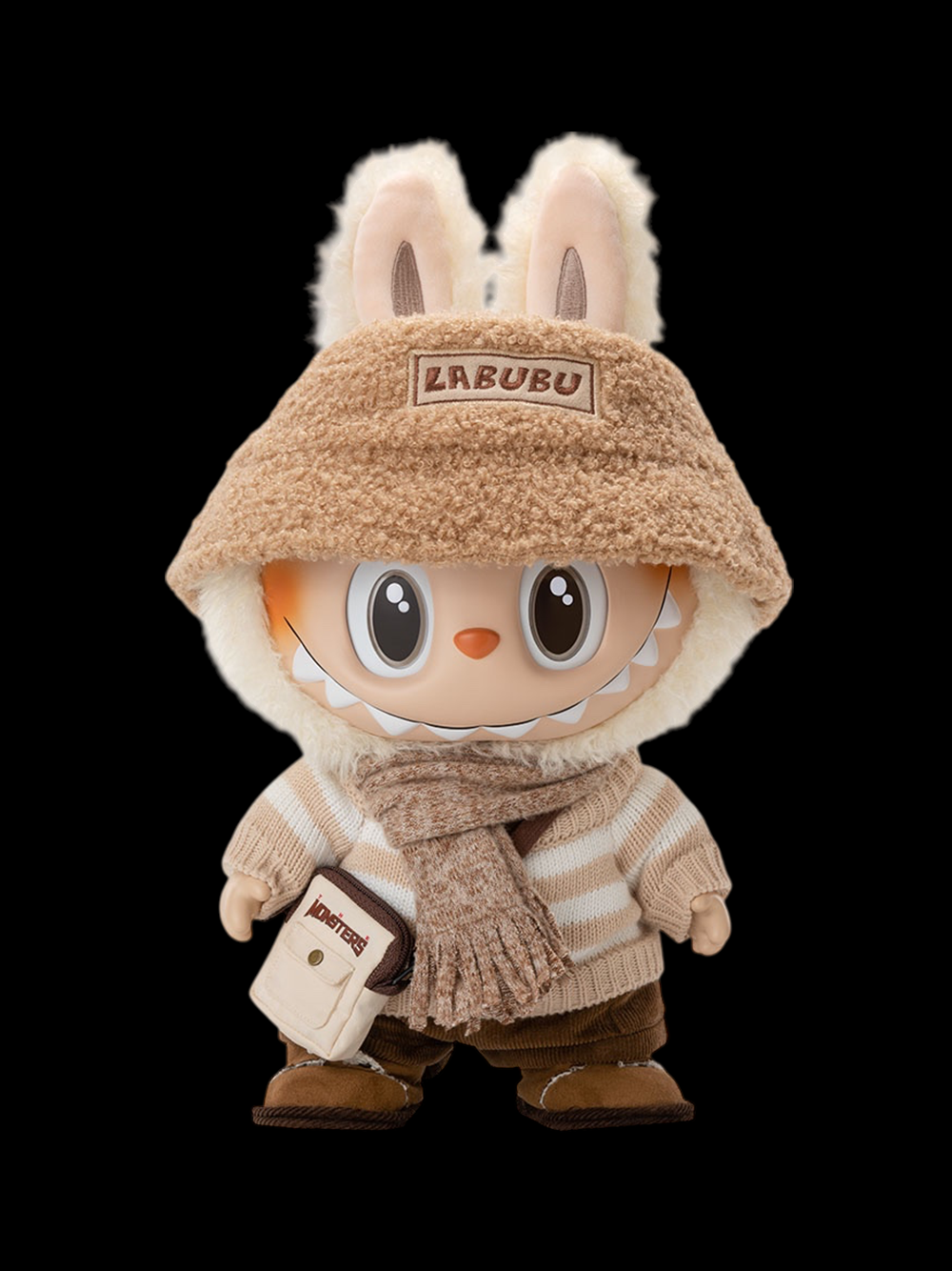 Коллекционная оригинальная фигура THE MONSTERS - DRESS BE LATTE Vinyl Plush Doll / 38 см высота / POP MART / Бежевый