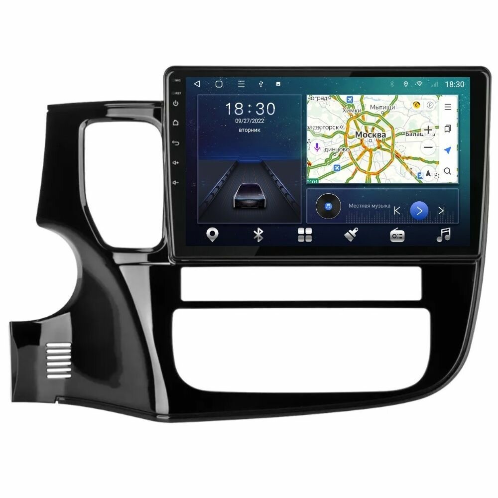 Магнитола CRS-300 Митсубиши Аутлендер 3 Mitsubishi Outlander 3 2012-2020 - Android 13 - Процессор 8 ядер - Carplay - DSP 36 полос - 4G(Sim)
