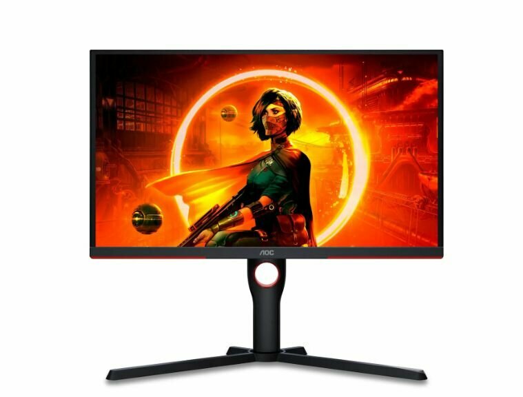 Монитор AOC Gaming 25G3ZM, черный/красный
