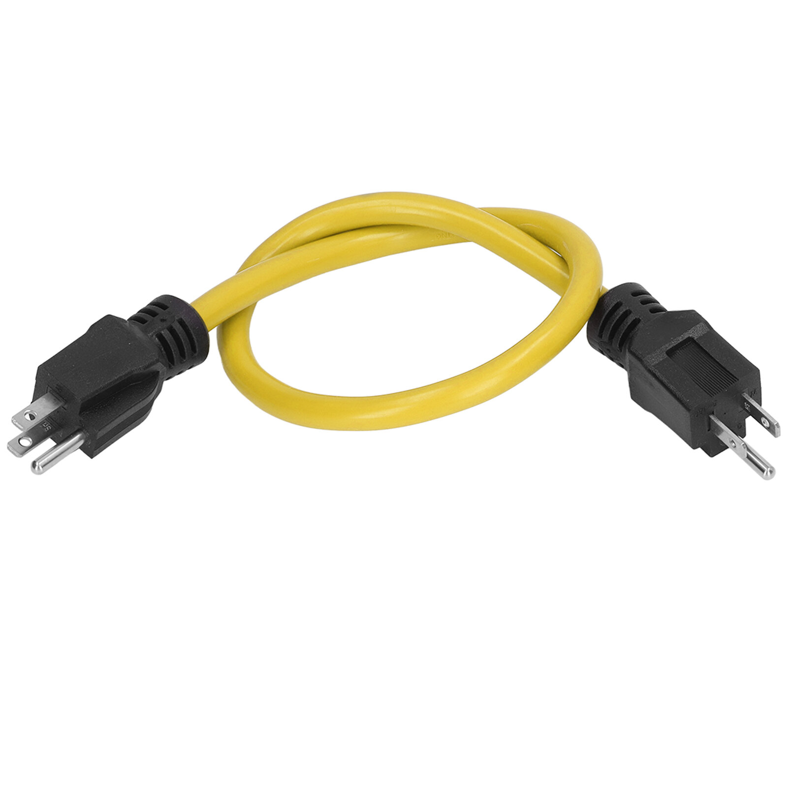 Удлинитель питания 12AWG, 15A, от 5 15P до 5 15P, защита из ПВХ-резины, латунный проводник, удлинительный кабель для тяжелых условий эксплуатации, длина 15 футов