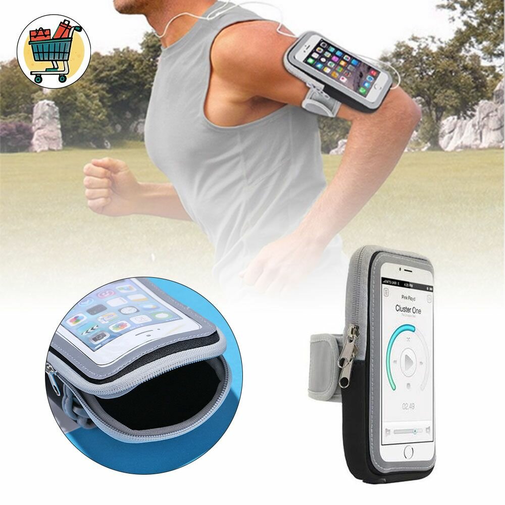 Чехол на руку "J954", для телефона, тканевый, с молнией, для бега