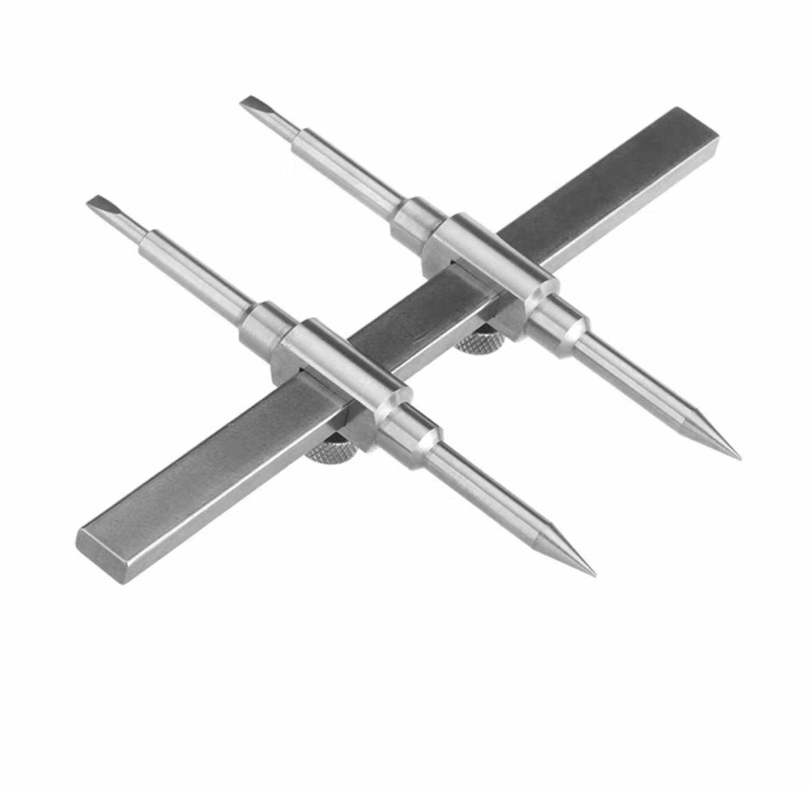 Telescope Wrench, Горизонтальный пластинчатый двуглавый ключ для игры в крестики-нолики для ремонта линз биноклей