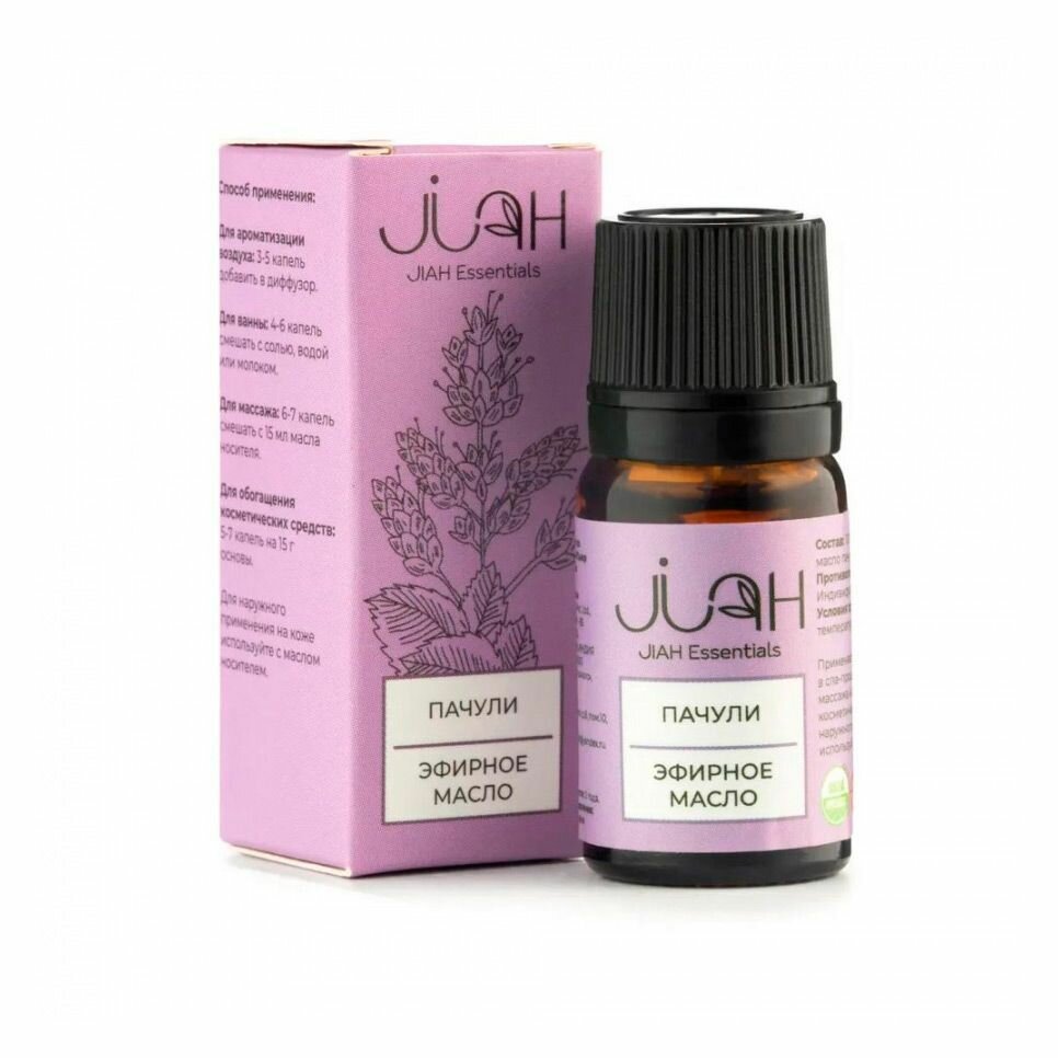 Эфирное масло Пачули JIAH Essentials oil 10 мл