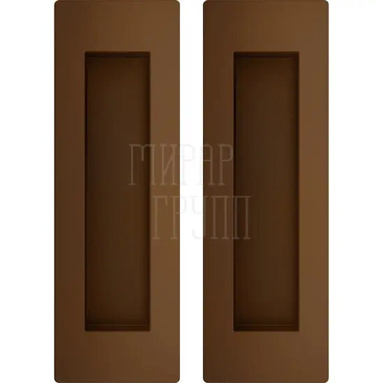 Ручка для раздвижных дверей Armadillo SH010 URB коричневая бронза