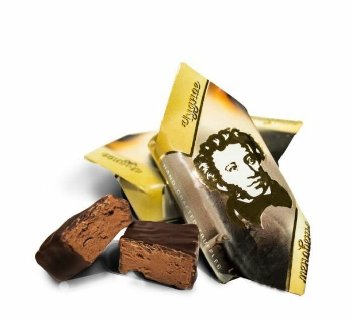 Конфеты ручной работы Пушкин в подарочной упаковке Гранд шоколад 135 гр