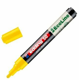 Маркер промышленный лаковый Edding E-50 на водной основе жёлтый 2-3 мм (4-50-005)
