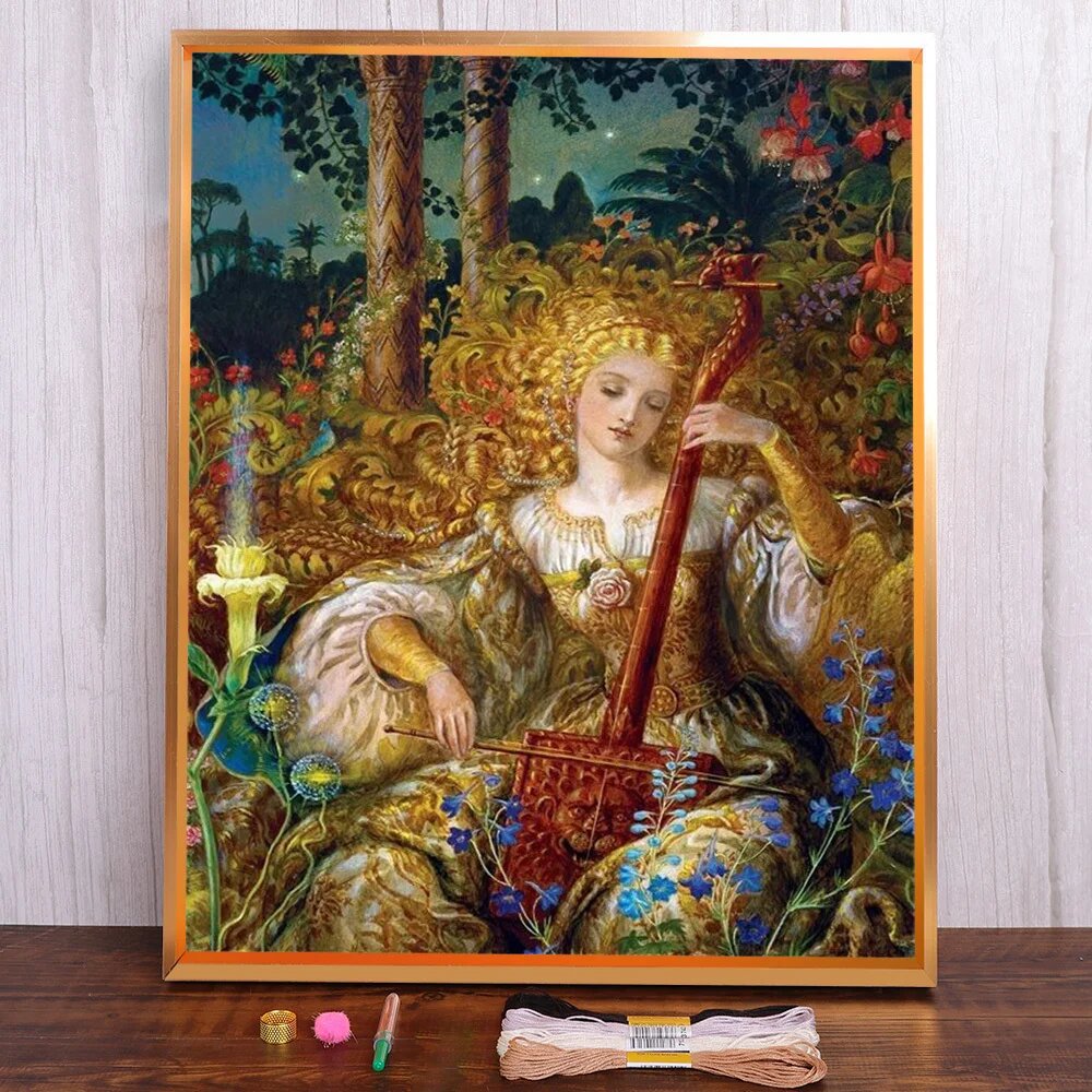 Набор для вышивки крестом "Богиня", 11CT 30x40cm, 11CT Cotton Thread