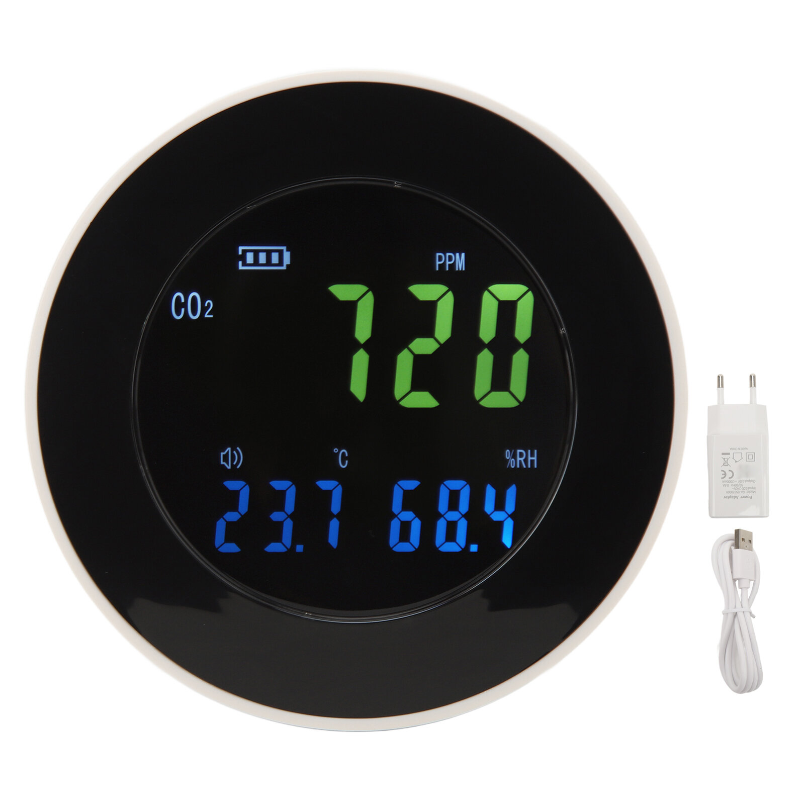 Портативный детектор CO2 HT 501, монитор качества воздуха, детектор углекислого газа для дома и офиса.