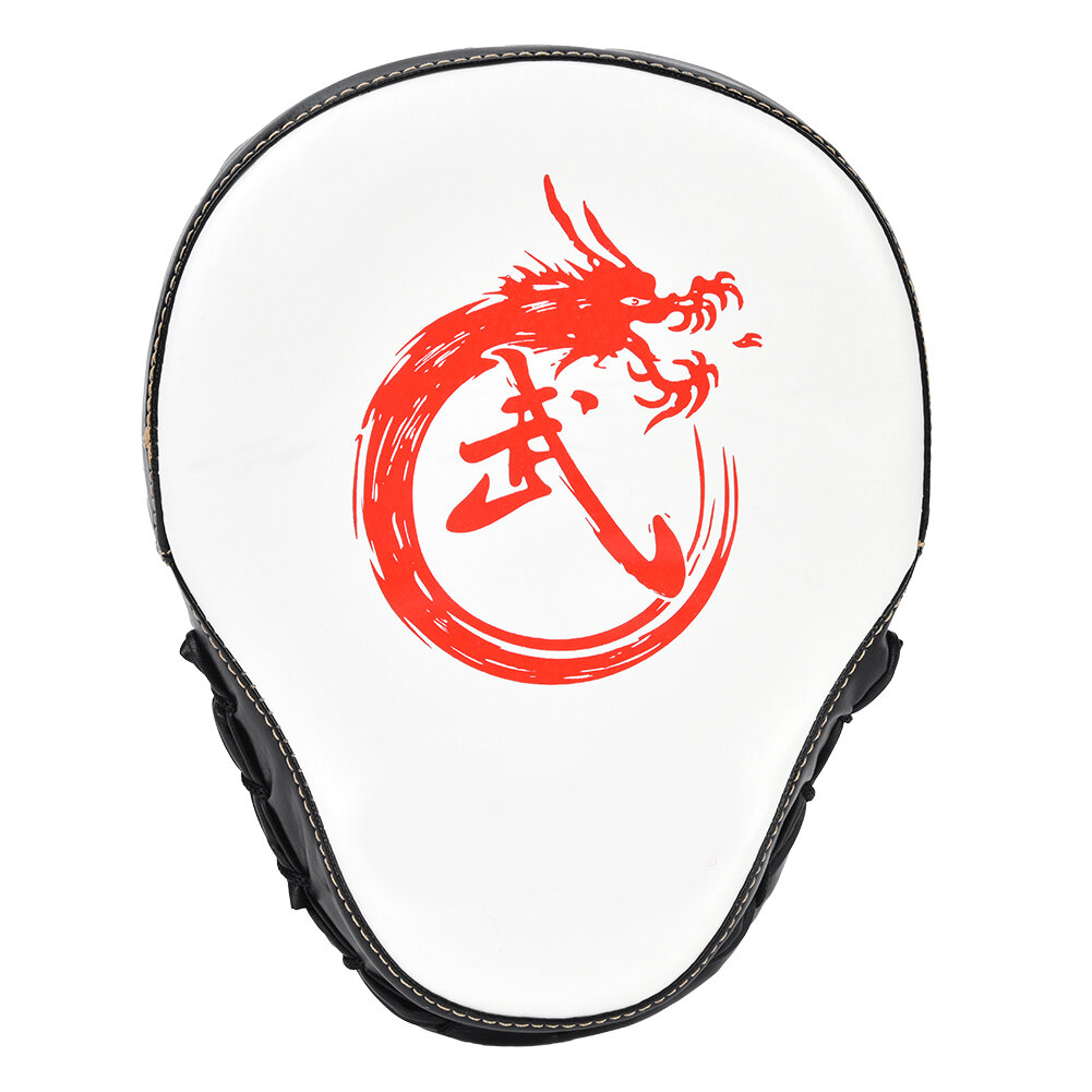 Изогнутая боксерская лапа из искусственной кожи для кикбоксинга, тайского бокса, тренировок и фитнеса