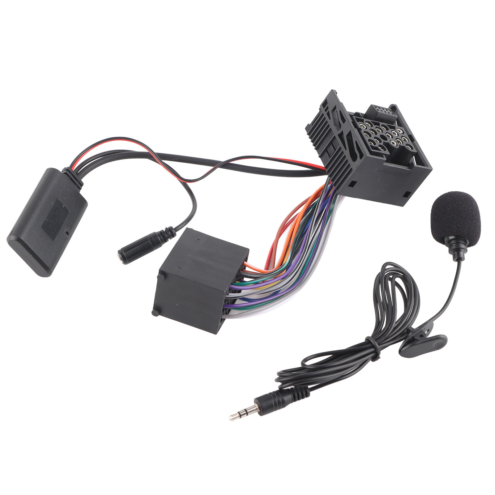 Автомобильный 10-контактный Bluetooth-адаптер с AUX-входом для замены микрофона в автомобилях BMW E46 320 325 323 328 330 M3 3-й серии.