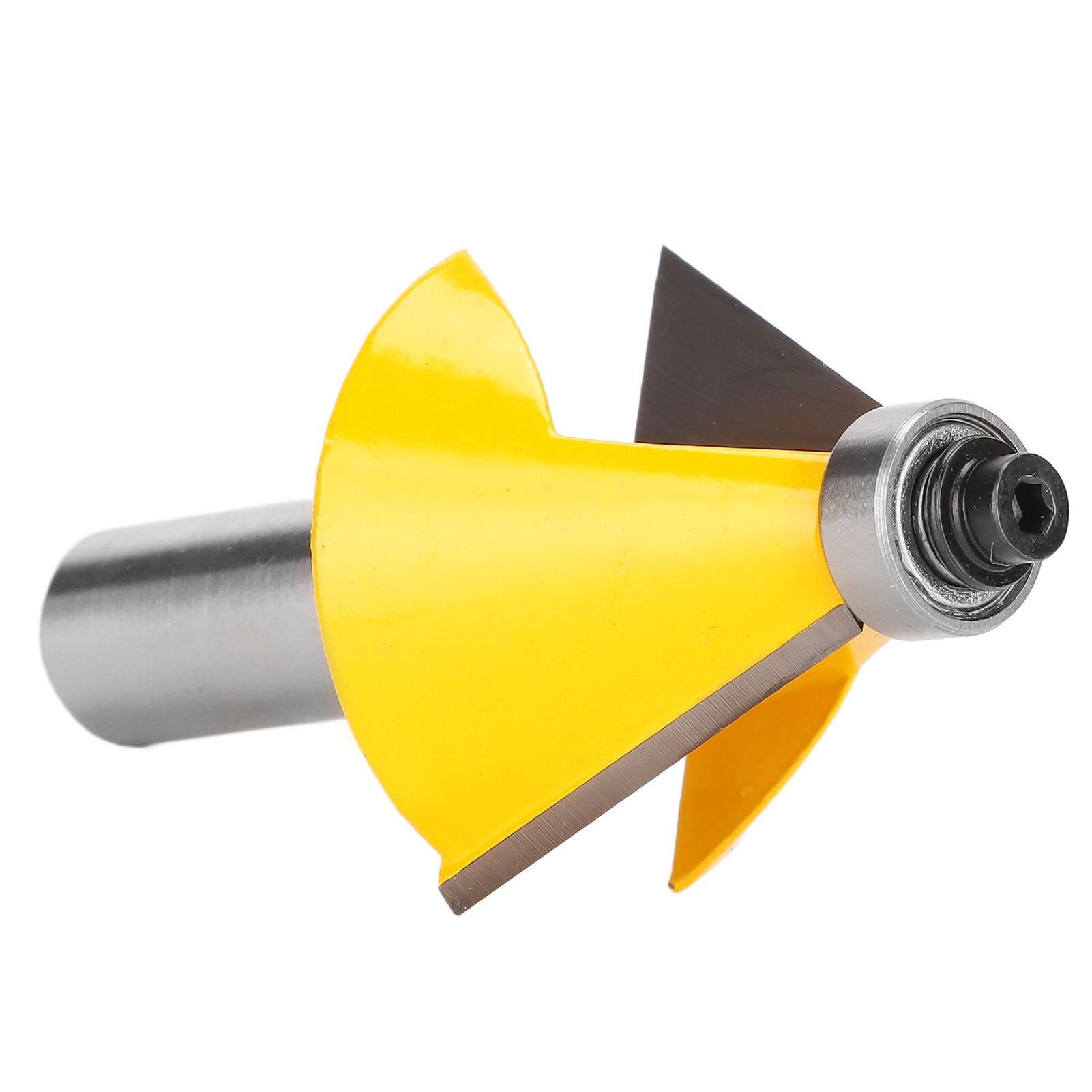 30-градусная коническая фреза из углеродистой стали YG6, фреза для фаски из сплава для фанеры 1/2 дюйма