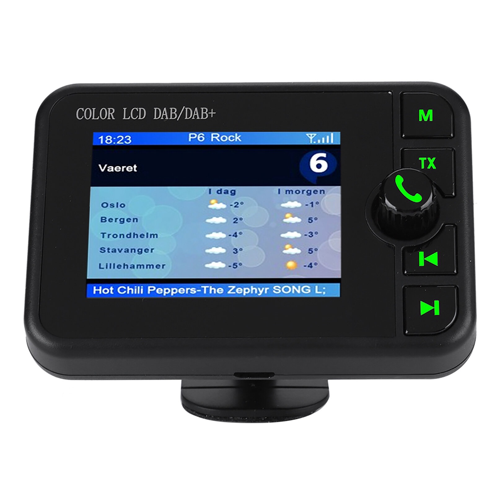 Автомобильная Радиостанция DAB: 2.4-Дюймовый Цветной Дисплей С Активной Антенной Для Качества Звука Как На CD - Широкий Выбор Станций С FM И Bluetooth Для Воспроизведения Личной Музыки Автомобильное Аудио Для Ценителей Музыки В Автомобиле