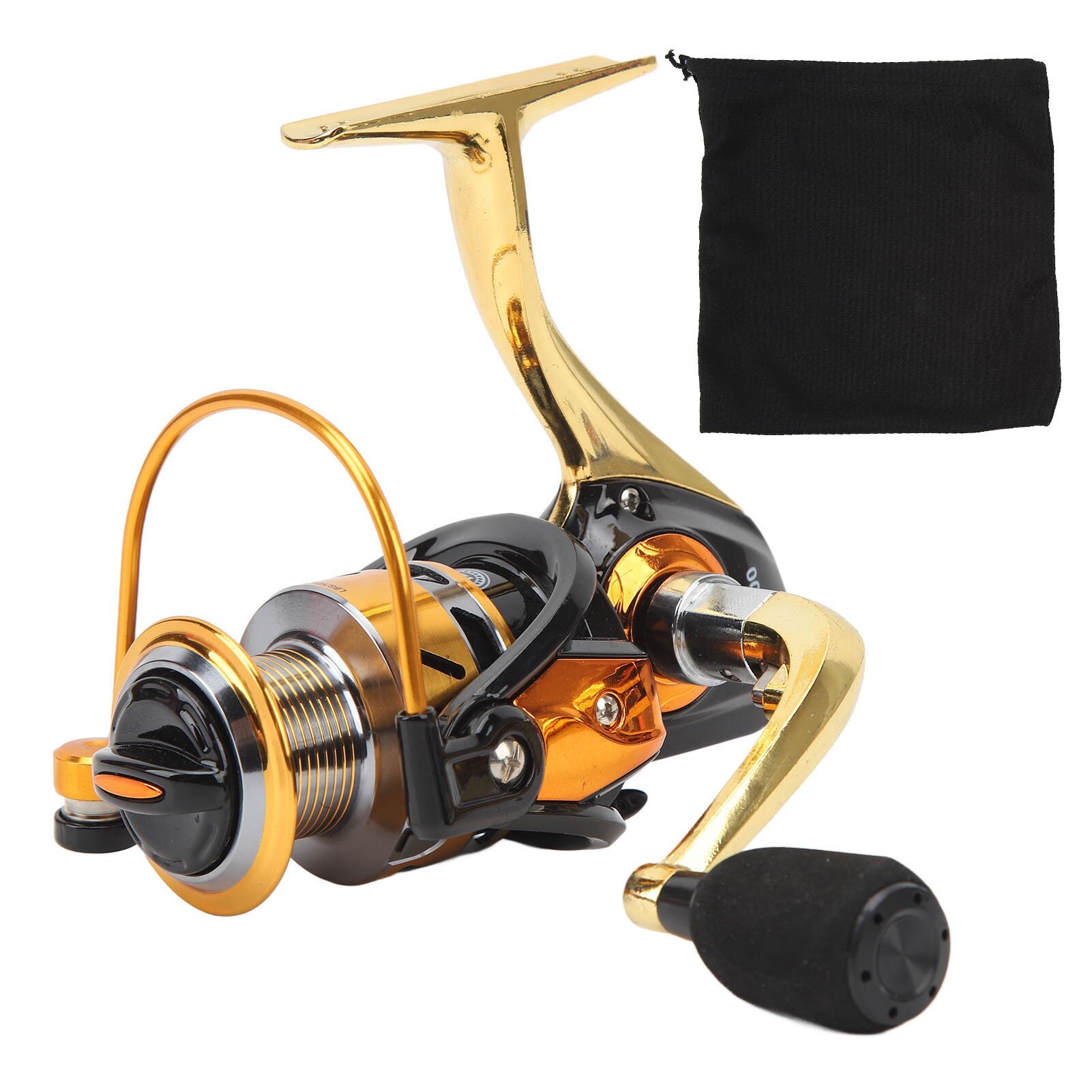 Рыболовные катушки MT3000 Golden Fishing Reels, металлические, 5,5:1, высокоскоростные, байкастинговые, со сменной рукояткой слева и справа, мощные, спиннинговые рыболовные катушки