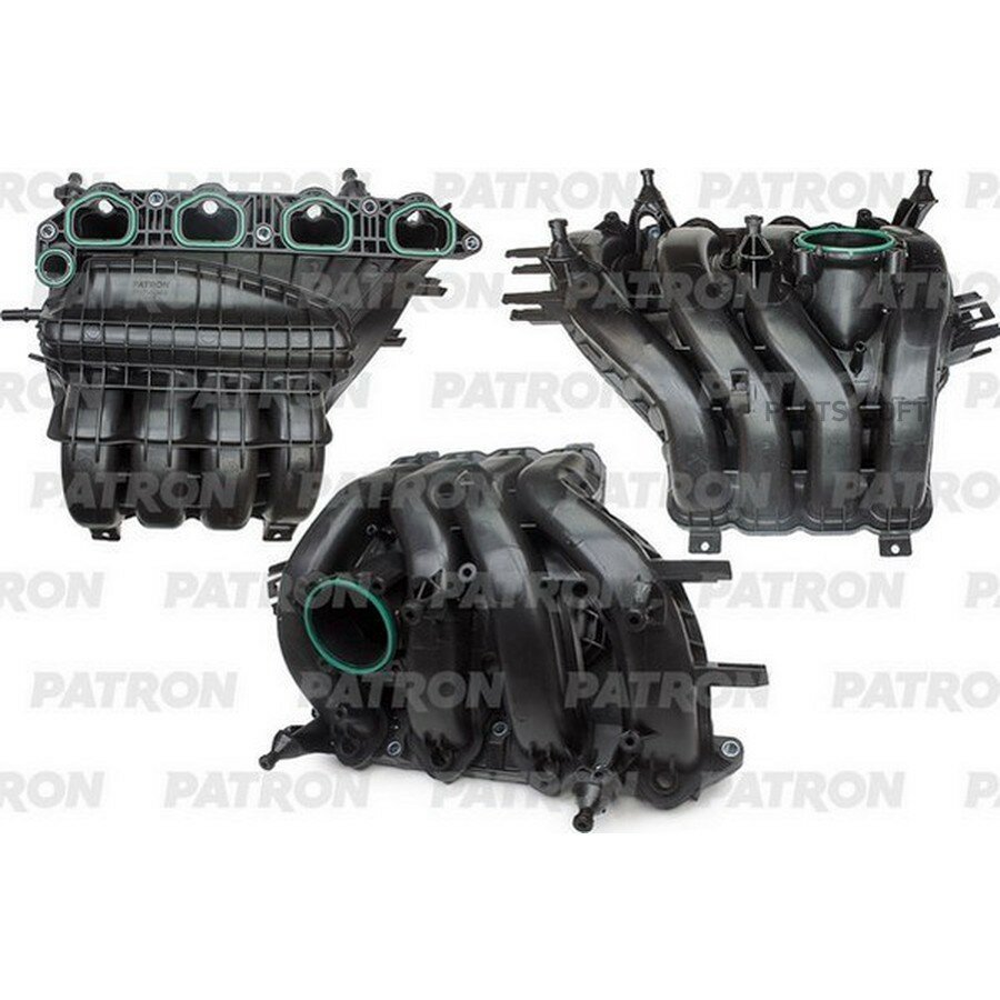Коллектор впускной (1.6 16V CWVA) VW: Polo (Sed RUS) 2011-2020, Jetta 2011-2018, Caddy IV 2016- \ SKODA: Rapid 2013-2020, Octavia (A7) 2013-2020, Yeti 2009-2017 PATRON P17-0049 | цена за 1 шт