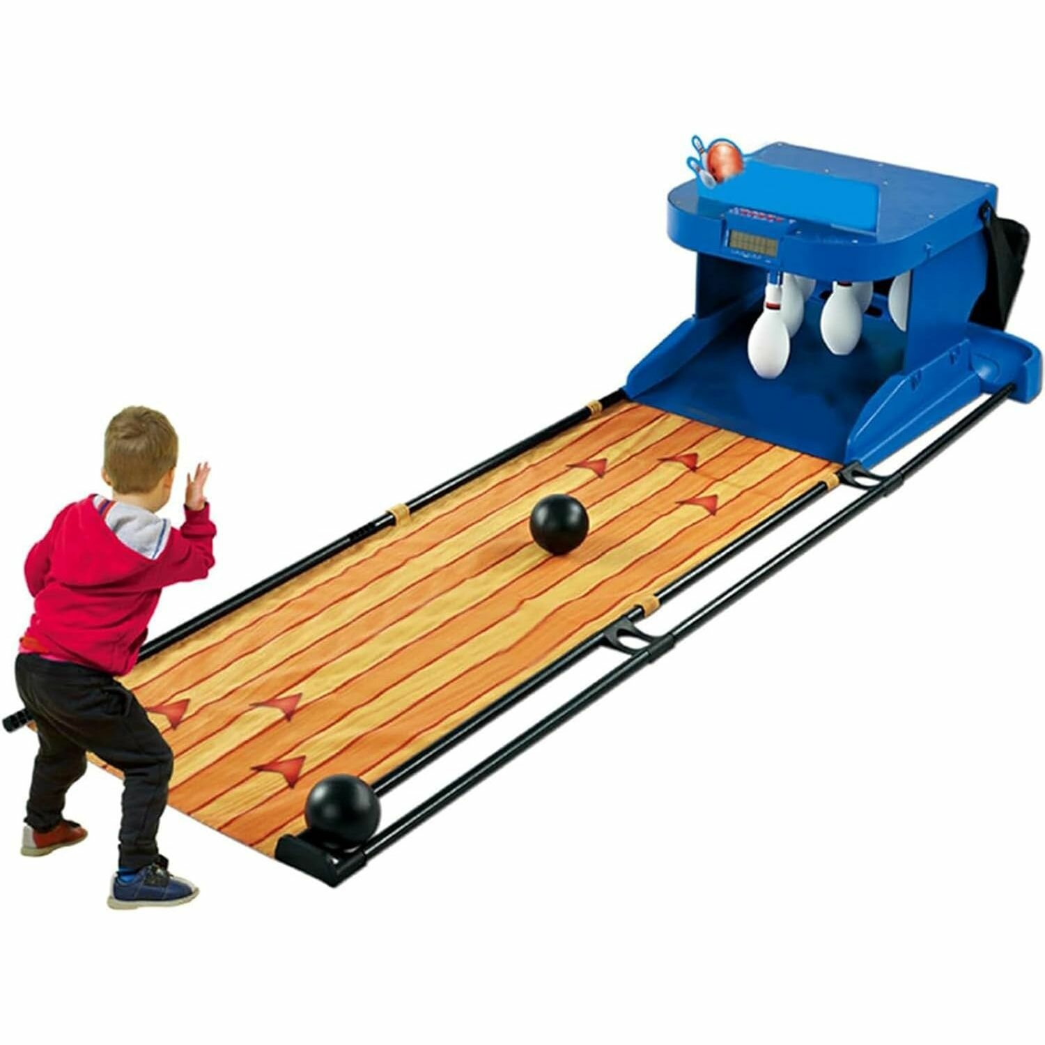 Электронный шар для боулинга со светодиодным табло (автоматический сброс), подсветкой и аналоговым звуком