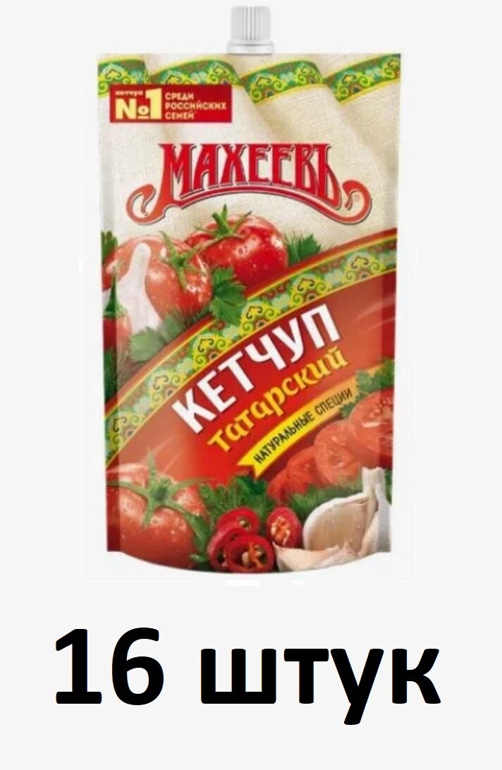 Кетчуп Махеевъ Татарский, 300 гр - 16 штук