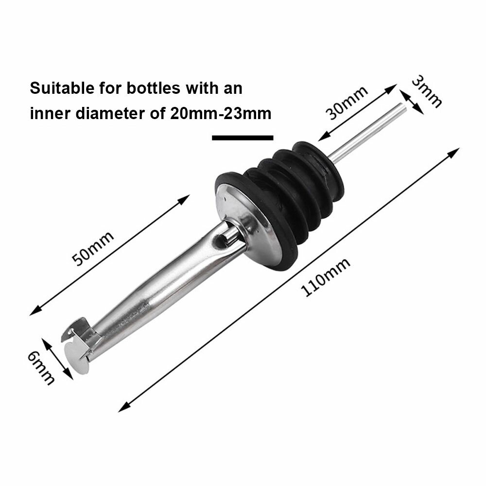 Нержавеющая стальная насадка для масла с откидной крышкой, дозатор для вина, носик для бутылки с ликером, носик для масла