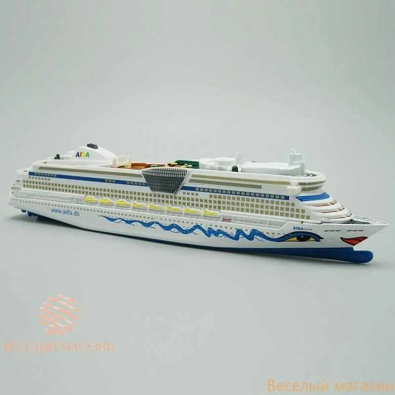 1: 1400 Литой корабль модель игрушка Siku 1720 Aida Cruiser Cruiseliner в коллекции