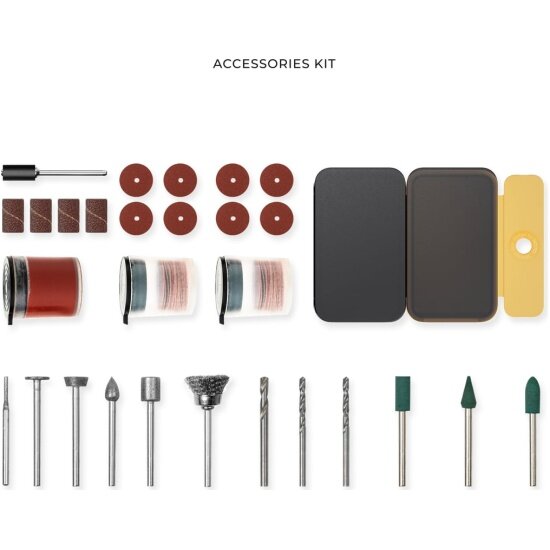 Набор аксессуаров Hoto для шлифовальной машинки-гравера Rotary Tool Accessories Kit, 1 шт.