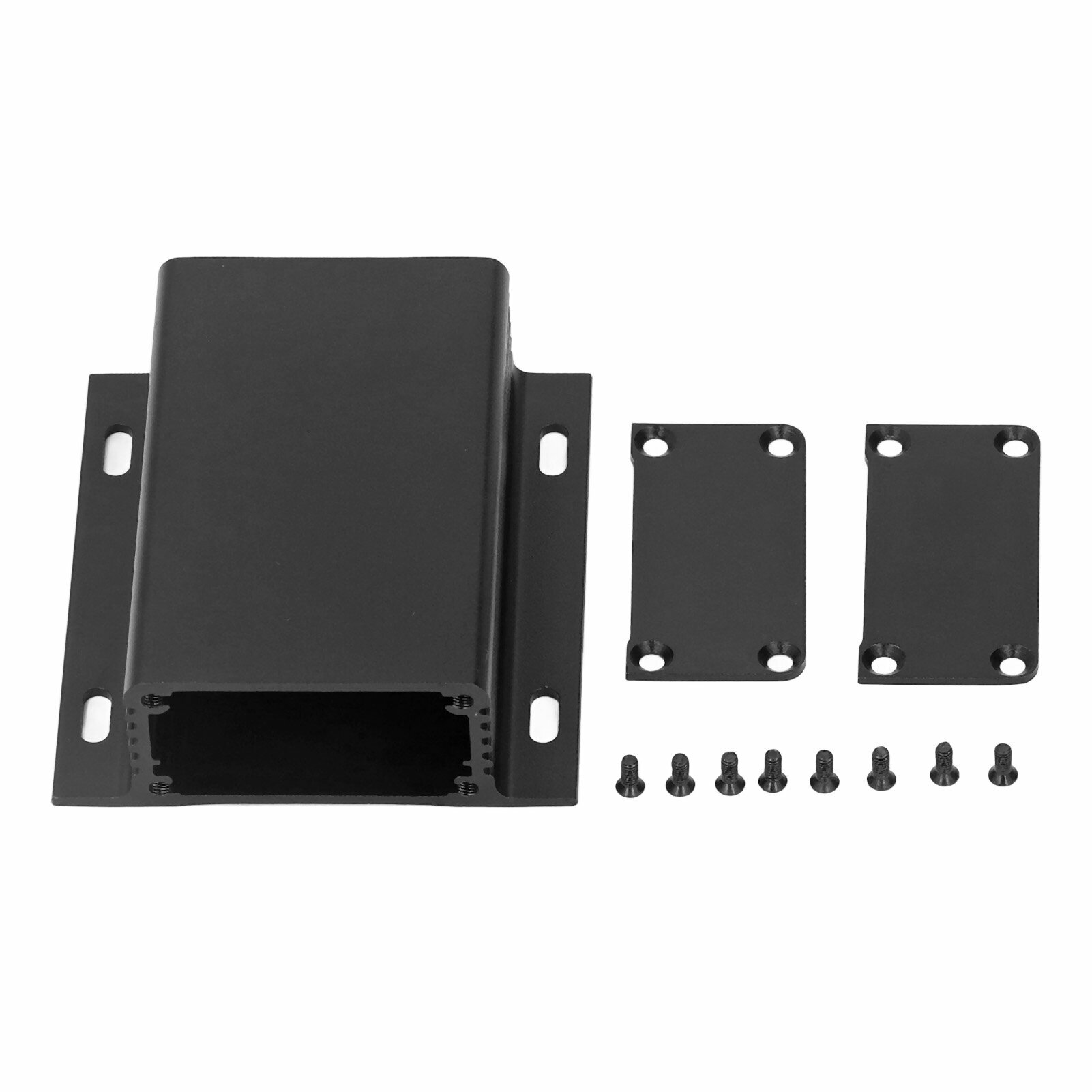 Водонепроницаемый корпус для электроники, 25x71x80мм, черный