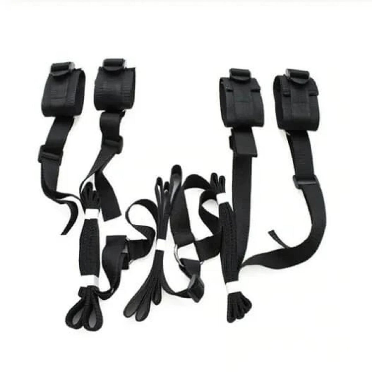 Бондаж Erohot Collection Love Bed, наручники, для фиксации на кровати, чёрный