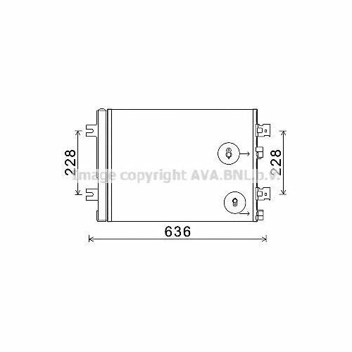 Конденсатор, кондиционер, AVA RTA5467D (1 шт.)