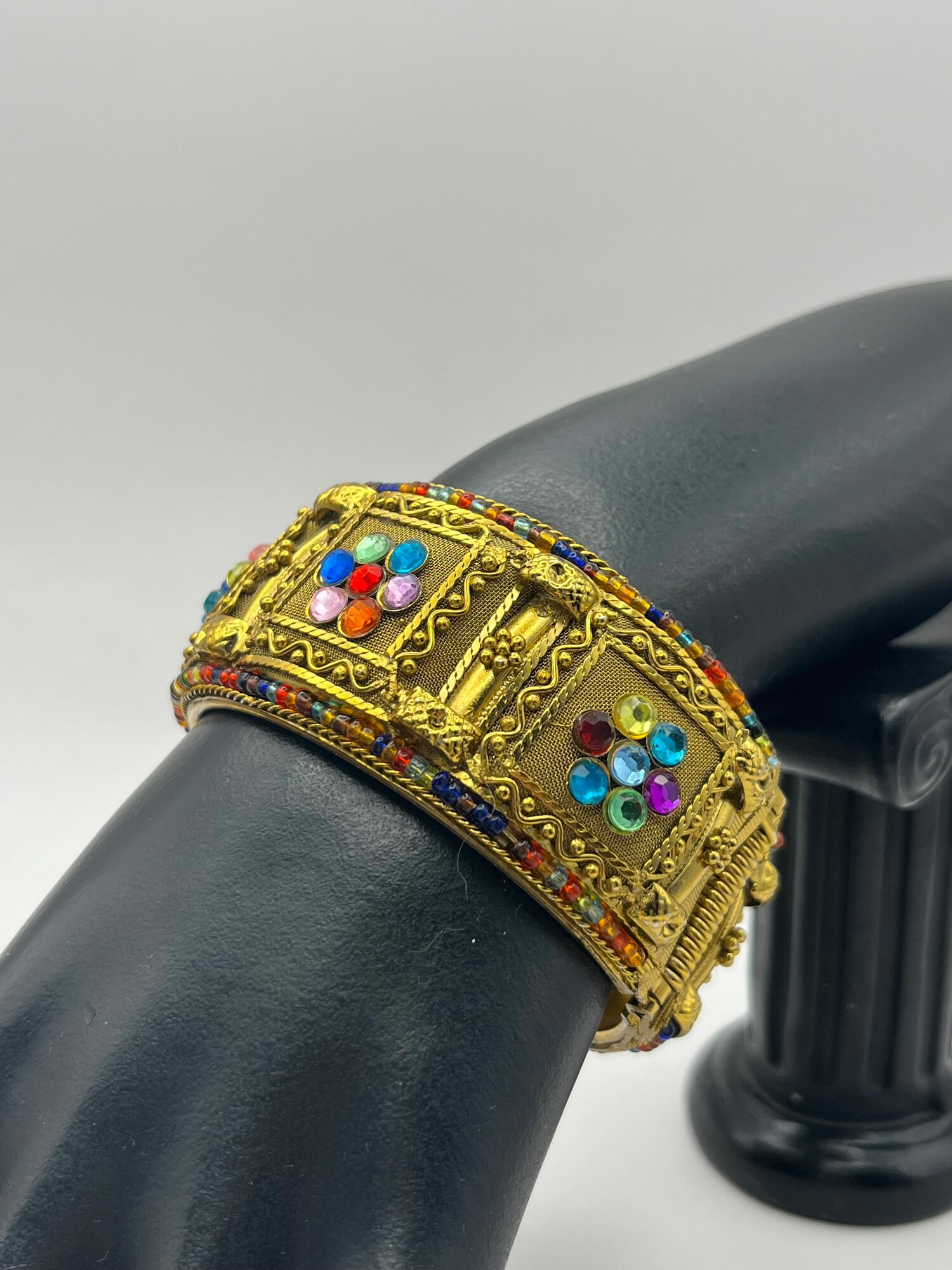 Винтажный металлический браслет, Индия, времен СССР