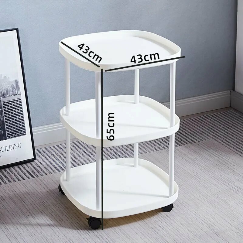 Журнальный стол "Без бренда", полипропилен, для гостиной, компактный, 43x43x65 см