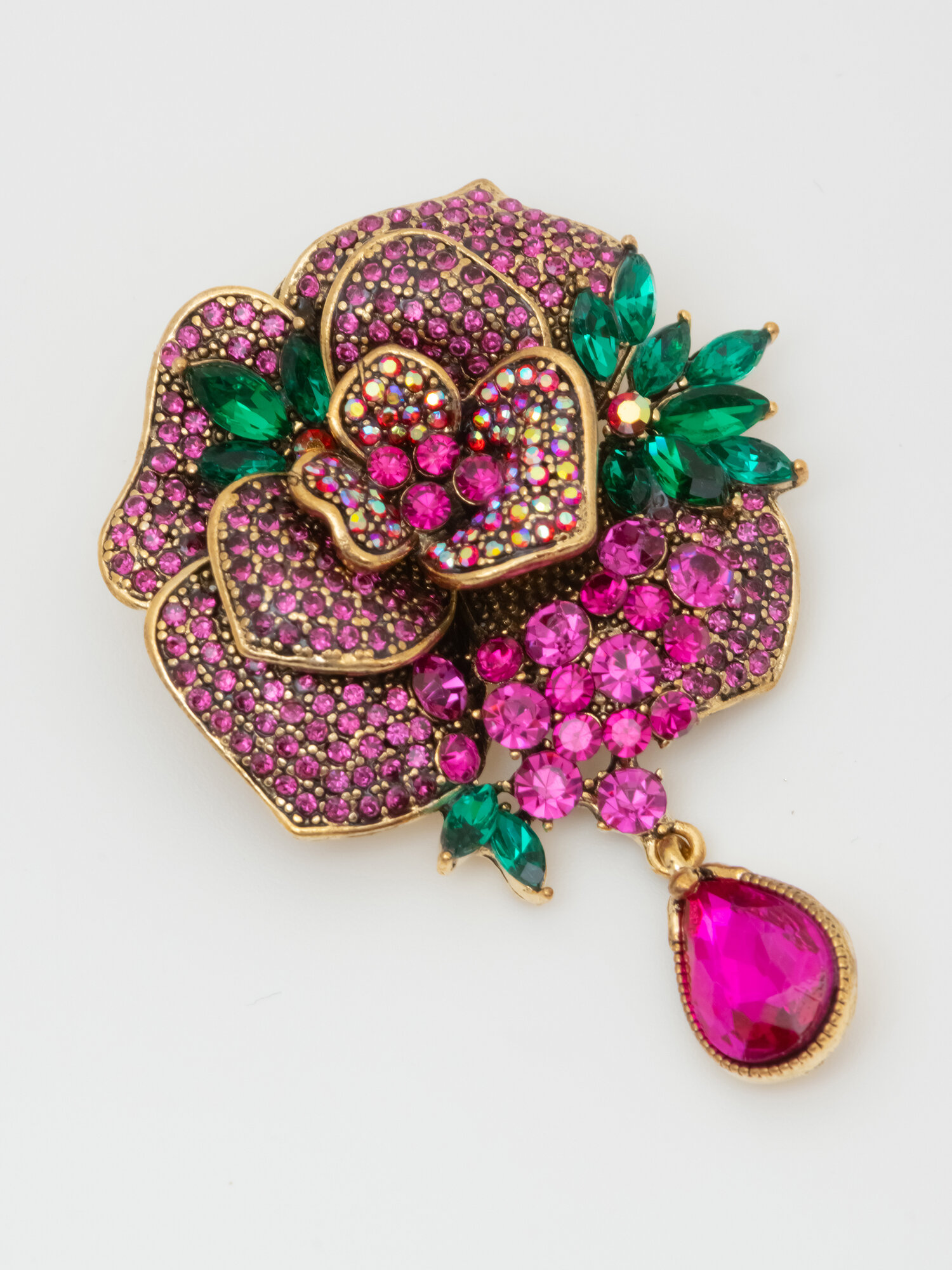 Брошь, кристалл