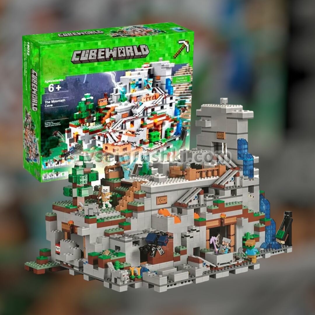 Конструктор My World Горная пещера 10735 2886 деталей
