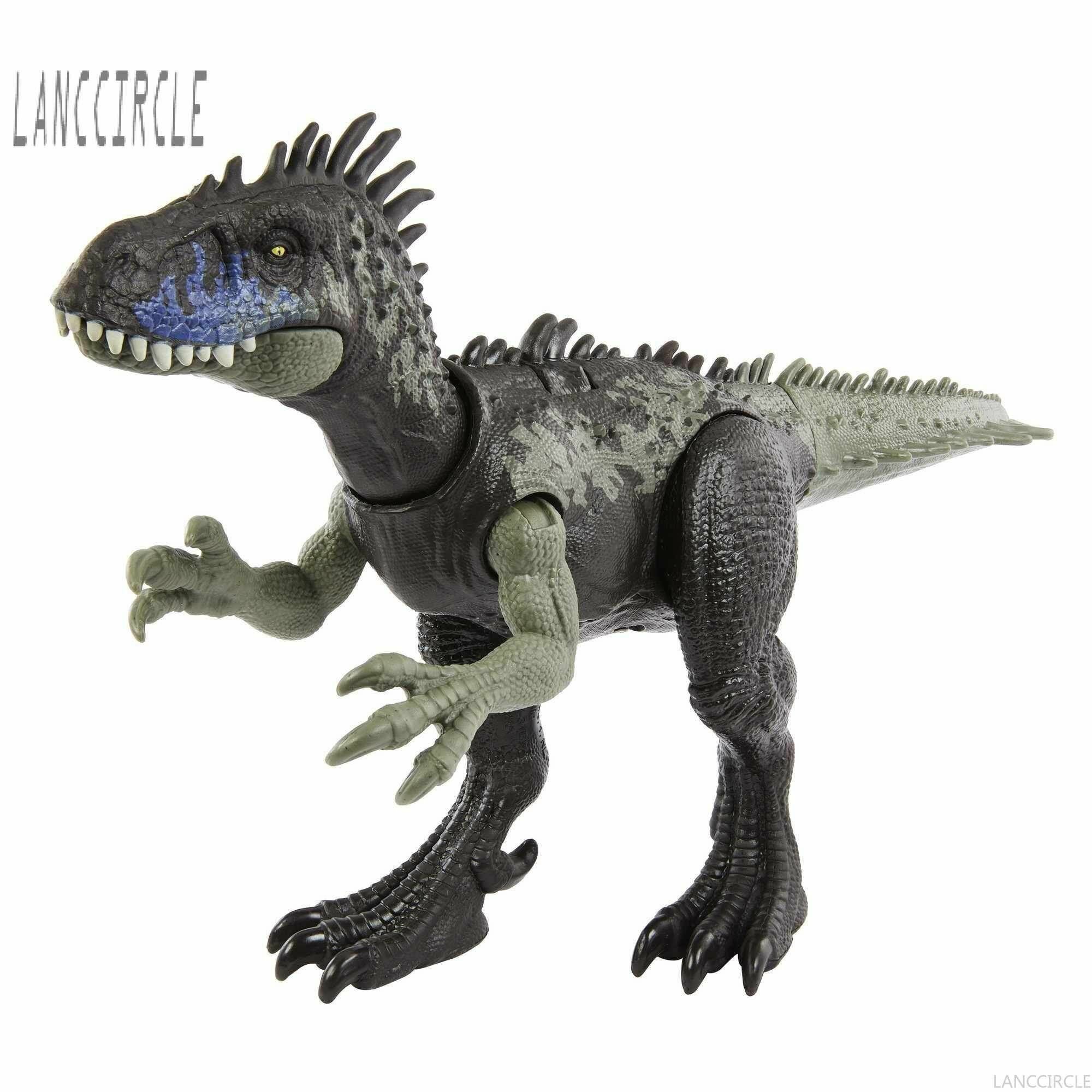 Mattel Jurassic World Dominion HLP15 Фигурка динозавра дриптозавра, Дикий рев со звуком и атакой Действие среднего размераLANCCIRCLE -sz